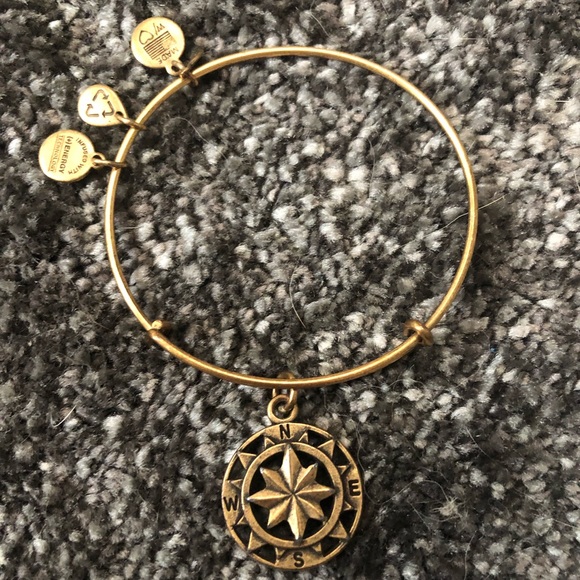 Alex and Ani | Jewelry | Alex And Ani Compass Bangle | Poshmark